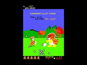 Arcade Mr. Do! - 10 million point game