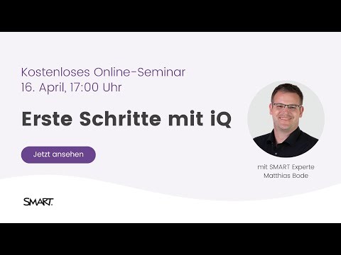 Erste Schritte mit iQ (1/4)