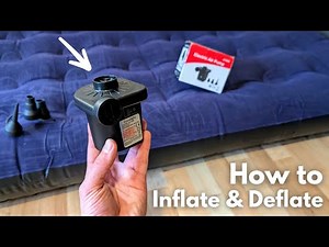How to Inflate & Deflate Air Bed Mattress with Electric AIR PUMP