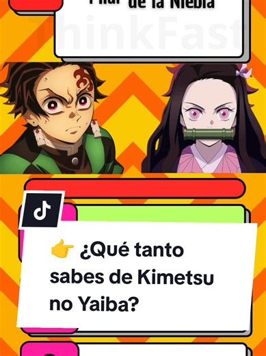 👉 ¿Qué tanto sabes de Kimetsu no Yaiba? 🔥#KimetsuNoYaiba #Tanjiro #DemonSlayer #AnimeQuiz #Otaku