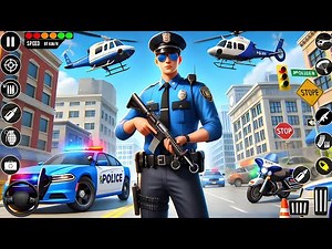 🚓 Police Car Chase Simulator 3D – Real City Cop Pursuit Gameplay (Android)