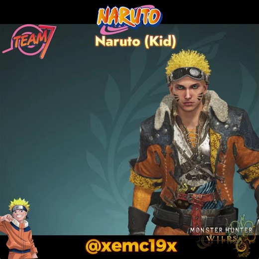 28K views · 280 reactions | MHWilds: Naruto Team 7 Inspired Layered Armors (No mods) #monsterhunterwilds #capcom #fypシ #monsterhunterworld #MonsterHunterRise #naruto #sakura #sasuke #kakashi #layeredarmor #cosplay #gaming #gamingontiktok #phgaming #PCGaming | EMC | Facebook
