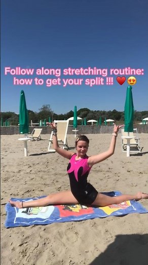 Stretching per fare la spaccata !!! ♥️😍✨🤍 #danza #spaccata