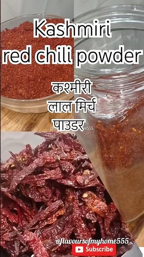How to make and store Kashmiri red chili powder