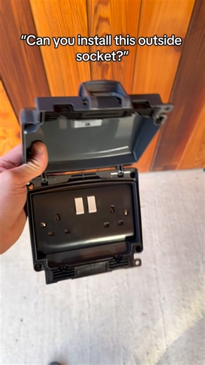 OM Electrical | Can you install outside socket? #sparky #electricianuk #howto #install #reel #viral #electrican #electrician_life #diy #reel | Instagram