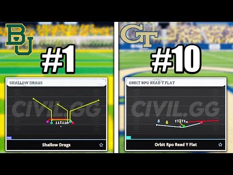 The 10 BEST PLAYS In College Football 26!