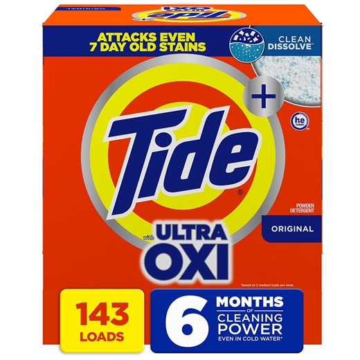 Tide   Ultra Oxi Powder Laundry Detergent, Original, 143 loads, 225 oz. - Samsclub.com