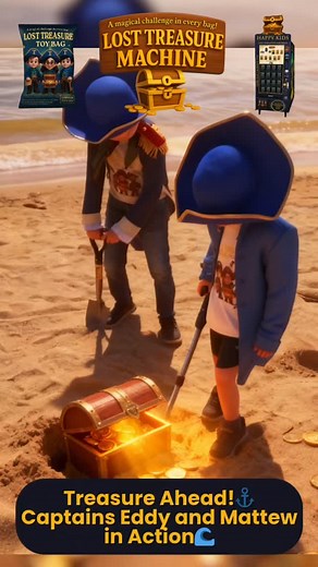 🏖️⚓️ Adventure on the high seas begins right on the beach! ☀️ Captains Eddy 🧭 and Mattew 🗺️ are on a thrilling mission to search for hidden treasures buried in the golden sand! 🏝️✨ With their shovel 🪓 and metal detector ⚙️ every sound could be the clue to something magical! 💫 💬 Join their journey full of curiosity, teamwork, and pirate fun! 🏴‍☠️ Will they find the first clue to the Lost Treasure Machine? 🤔💰 📺 Subscribe & sail with us through more adventures, mysterious islands, and sh