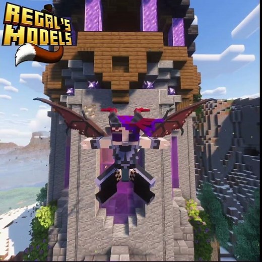 Tiefling Minecraft CPM Commission