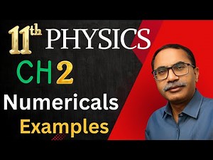 Chapter 2 Numericals And Examples || 11Th Class Physics New Book 2025 PCTB