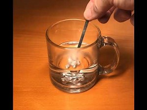 Spoon disappearing explained by Physics