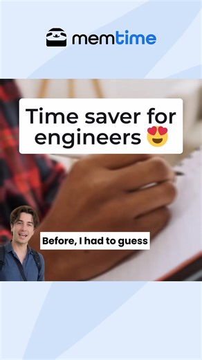 Engineers, stop wasting hours filling out timesheets. Guessing your hours costs you real revenue. Memtime automatically tracks your tools, emails, calls, and files so you can review your day in one minute. | Memtime