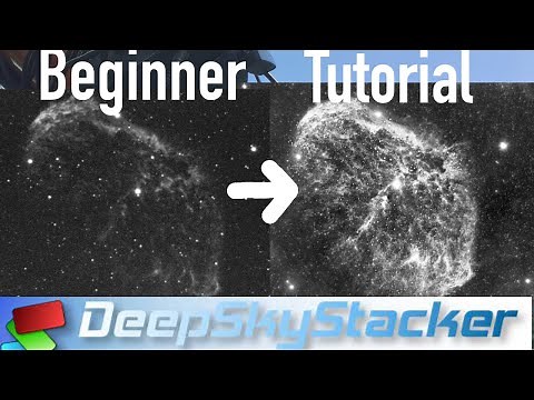 DeepSkyStacker Beginner Tutorial | Stacking FITS Files & Calibration Frames