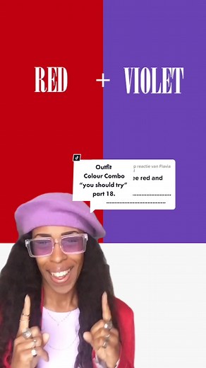 Fashion Tips: Purple and Red Outfit Color Combinations