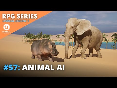 Unreal Engine 5 RPG Tutorial Series - #57: Animal AI