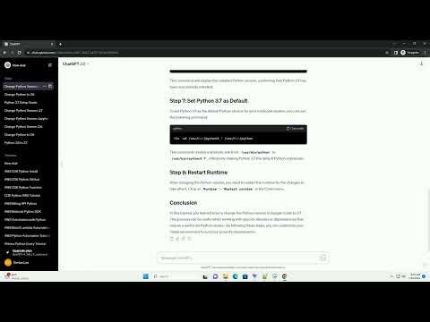 colab change python version to 3 7