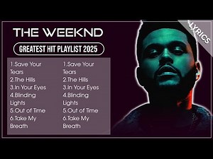 THE WEEKND Songs Playlist 2025 | The Best Of THE WEEKND | Greatest Hits Full Album 2025 (Lyrics)