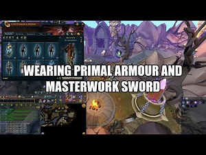 Wearing Primal armour and masterwork sword | Runescape 3