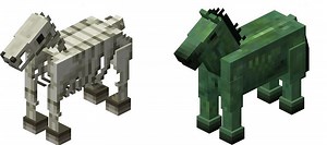 Zombie horse vs skeleton horse in Minecraft: How different are the two mobs?