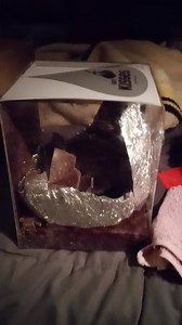 Watch Totally smashed and unwrapped inside its original box looks like it was done at Amazon unreturnable on Amazon Live