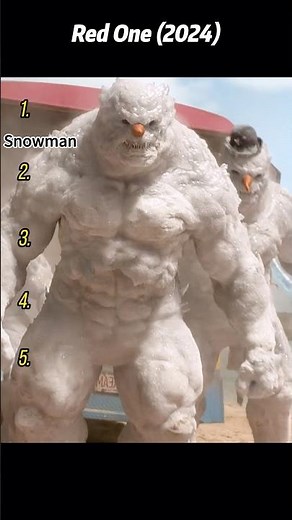 Red One (2024) | The Yeti Appears on the Beach