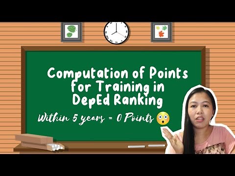 ⭐️ How to Compute Training In DepEd Ranking || New Guidelines in Deped Ranking #depedranking