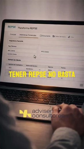 Tener REPSE no basta. Antes de sanciones... Escríbenos 📩 #REPSE #informativascuatrimestrales #infonavit #IMSS