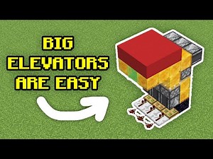 How to Build Massive Flying Machine Elevators in Minecraft