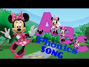 Minnie mouse ABC phonics song | Alphabet song nursery rhymes for kids