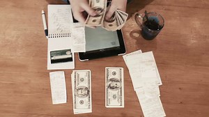 Men Calculating Bills Table At Home Stock Footage SBV-305955895 - Storyblocks