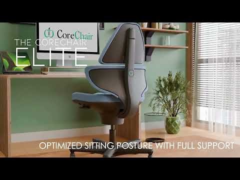 The CoreChair Elite: Active Sitting with Optimal Postural Support - Results Backed by Science!