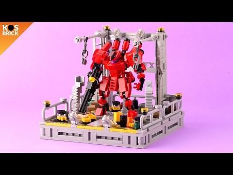 Lego Gundam Sazabi Inspired Mini Mech part 4 (Tutorial)