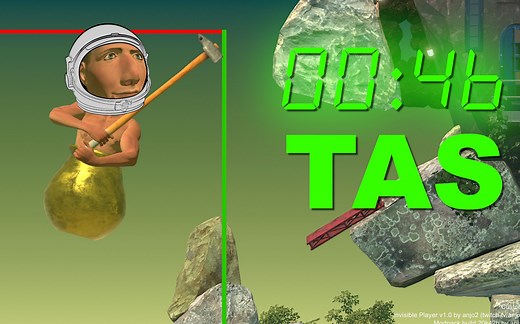 Getting Over It Space% TAS (Tool Assisted Speedrun)
