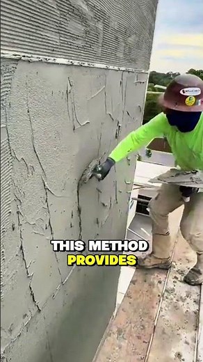 “Satisfying Wall Plastering Technique Using Hawk & Trowel | Smooth Concrete Finish”