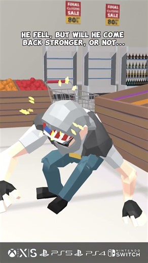 He fell but came back STRONGER! #shorts #gaming