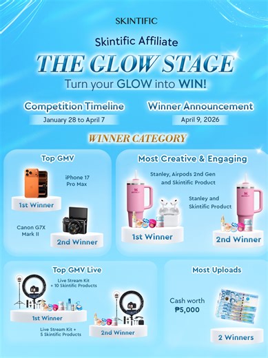 Skintific Affiliate Challenge: Win Exciting Prizes!