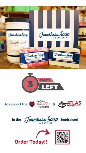 1.2K views | Order today @ https://secure.touchnet.net/C20019_ustores/web/store_main.jsp?STOREID=186 #fundraising #howltp #atlastp #jonesborosoapandbathco Jonesboro Soap and Bath Co | A-State HOWL Transition Program | Facebook