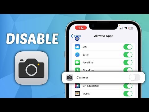 How to Disable Camera on iPhone