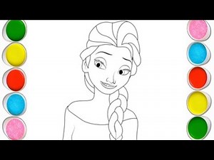 How to Draw Elsa Face | Simple & Cute Drawing Tutorial