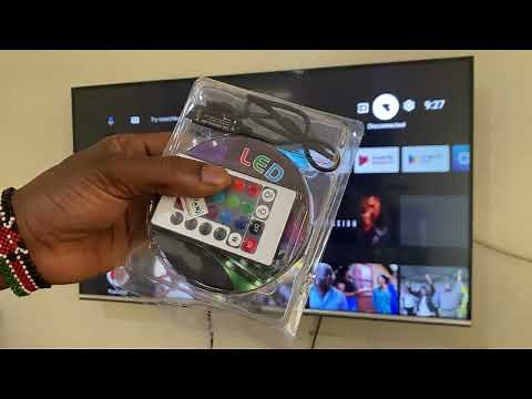 How to install LED light strips behind TV (USB LED STRIP FOR TV) 100% Works