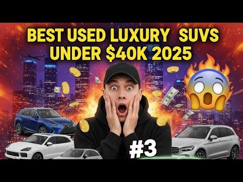 Best Used Luxury SUVs Under $40K in 2025 – #3's Acura RDX Reliability Shocks Everyone!"