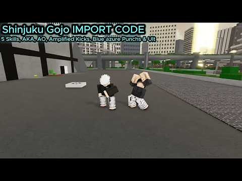 Shinjuku Gojo IMPORT CODE (JJS SKILL BUILDER)