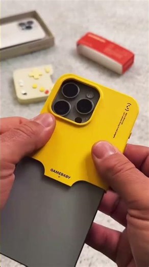 Handheld Retro Gaming Console Style Phone Case with Physical Buttons for Gameboy Color Advance