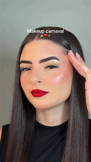 Makeup carnaval 🎉❤️✨ #makeup #tutorial #carnaval Inspiração de maquiagem pro carnaval Maquiagem fácil pro carnaval Base oceane Id MIIAM3-W5JR @Mercado Livre #MeusFavsDoMercadoLivre #MercadoLivre