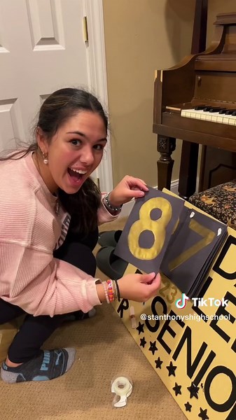 Senior Year Countdown Posters at St. Anthony's High School