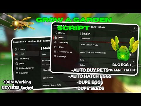 🌾 Best Grow a Garden Script | Full Auto Farm, Dupe Seed+,Eggs, Instant Collect & more| PC & Mobile