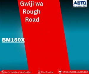 Take control of every terrain🛤️🛣️! BM X150 is built tough roads and designed for champions because of its strength, style and performance💪💯 Get yours now!!! #bmx150#builtstrongtolastlong#autoindustrieslimited #ReliableRide #bajajboxer #bajaj #trustedperformance | Bajaj Boxer Kenya
