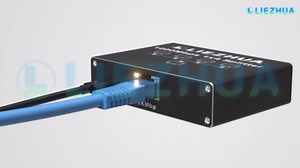 LIEZHUA Ethernet Splitter 1 to 4 - Network Splitter with USB Power Cable, RJ45 Internet Splitter Adapter 1000Mbps High Speed for Cat 5/5e/6/7/8 Cable [4 Devices Networked Simultaneously]