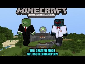 Minecraft Xbox 360 Edition - Tu11 Tutorial Splitscreen Gameplay