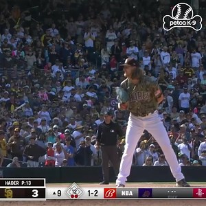 Sunday's game called for another K9! Don't forget Petco Pals Rewards members can receive a free bag of dog or cat treats today for your #PadresPets at participating Petco locations with an eligible purchase: Petco.com/PadresK9 | San Diego Padres